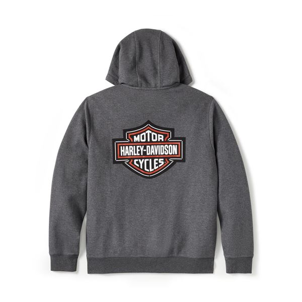 Pánská mikina tmavěšedá 96466-25VM | Harley-Davidson Brno